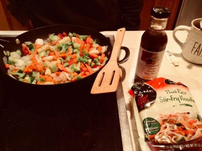 Field to Plate: General Tso's Duck Stir-Fry with Thai Rice Noodles