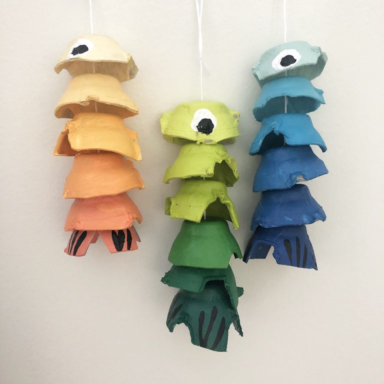 Fishy Business: Easy Egg Carton Fish Craft
