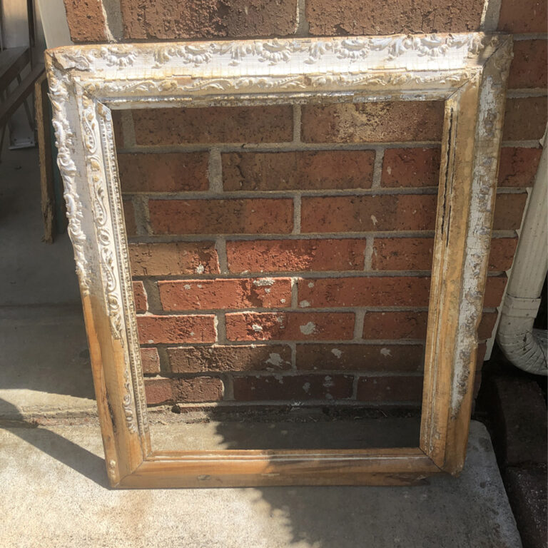 From Flakey to Fab: Old Picture Frame Rehab