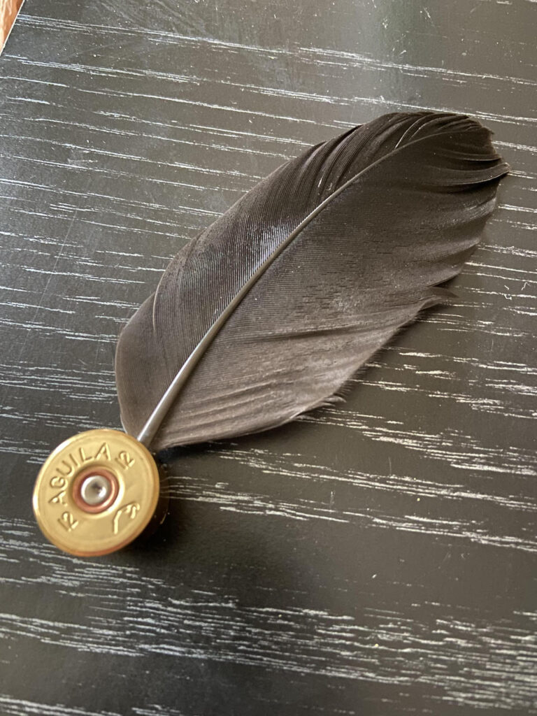 DIY Pheasant Feather Pendant