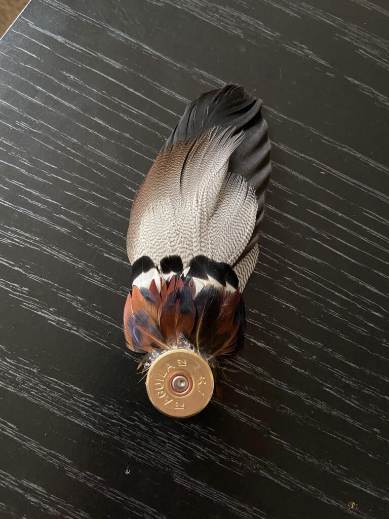 DIY Pheasant Feather Pendant