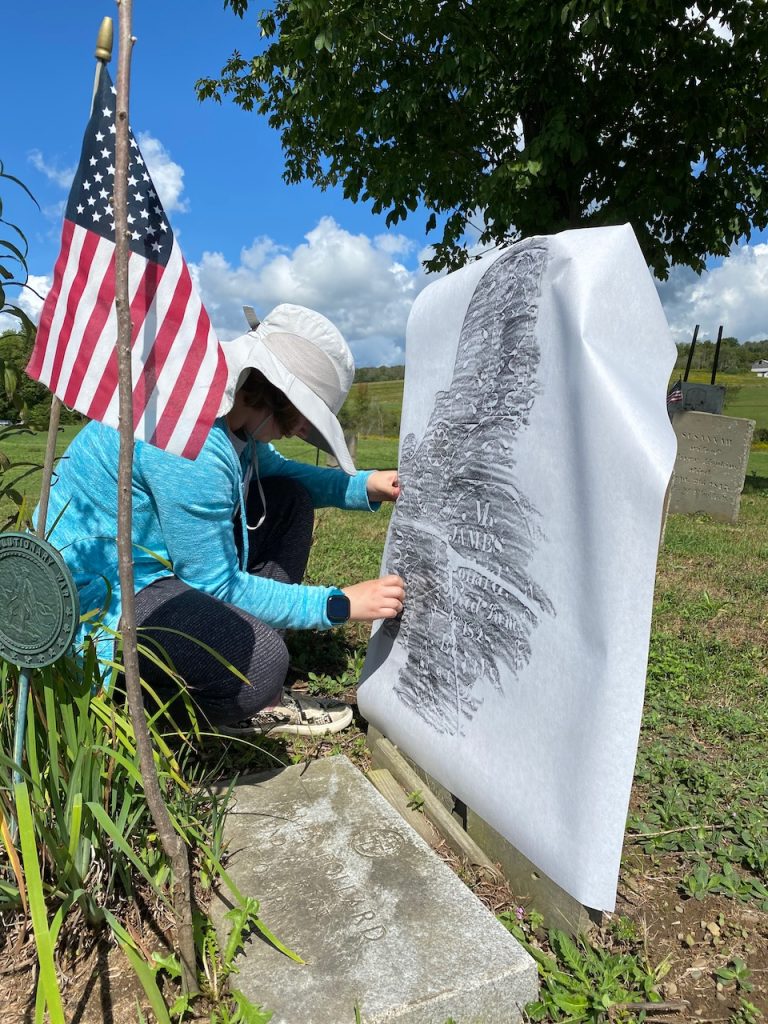 Get in Touch with the Dead - Go Grave Rubbing