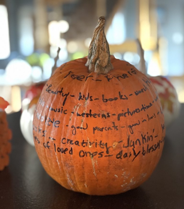 Make a Gratitude Pumpkin