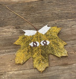 Easy Leaf Print Animal Craft