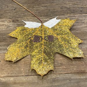 Easy Leaf Print Animal Craft