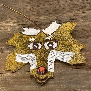 Easy Leaf Print Animal Craft