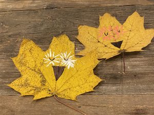 Easy Leaf Print Animal Craft