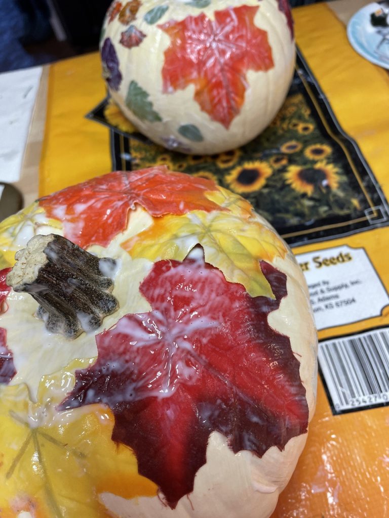 DIY: Mod Podge Pumpkin Craft