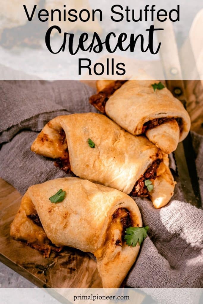 Venison Stuffed Crescent Rolls