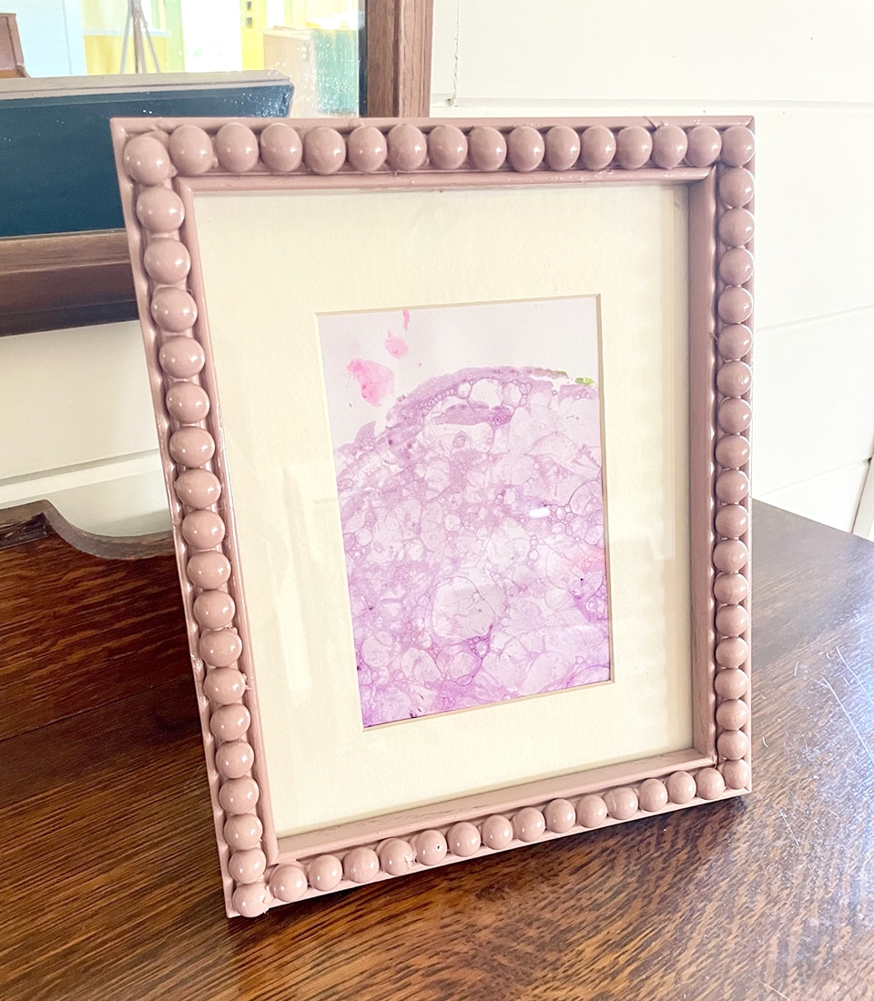 DIY - Thrifted Beaded Frame