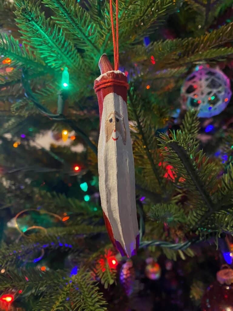 Deck the Boughs with Dried Okra Ornaments