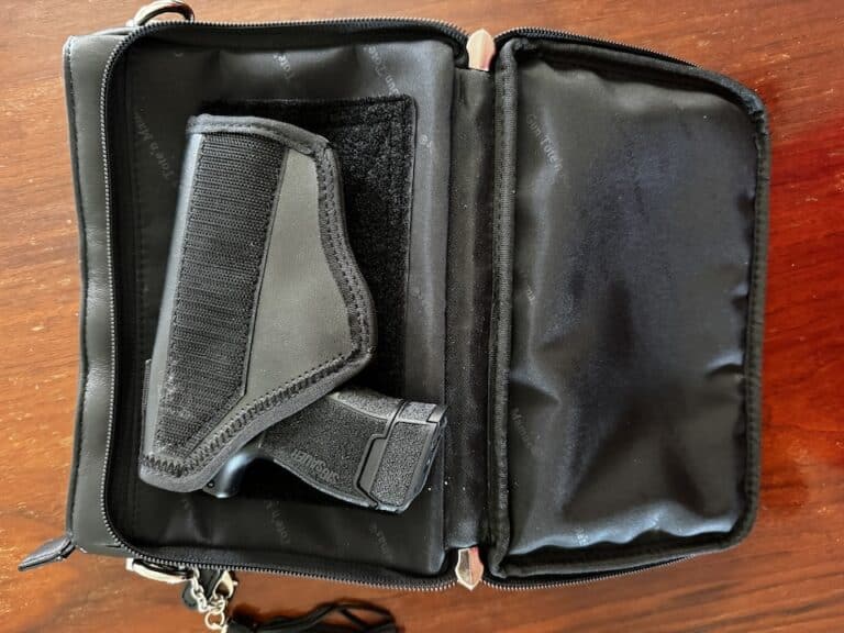 Gun Tote‘n Mamas’ Lambskin Clutch Purse